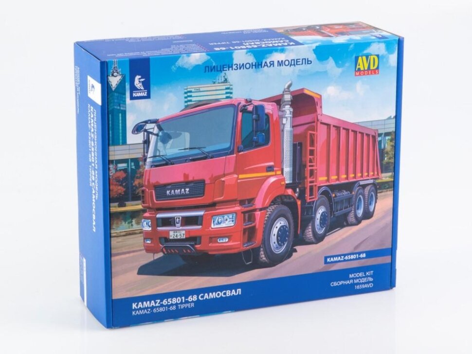 Сборная модель Самосвал KAMAZ-65801-68 (1/43) 1659AVD