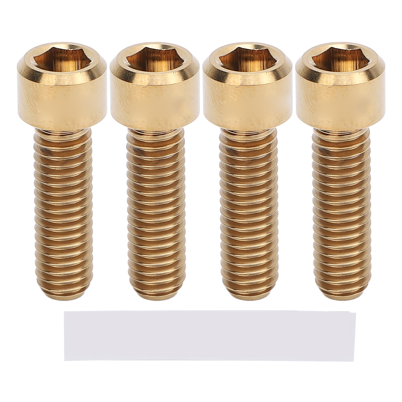 Рискованный горный велосипед M6x20mm из золотого титанового сплава с зажимом для дискового тормоза крепежные винты 4шт