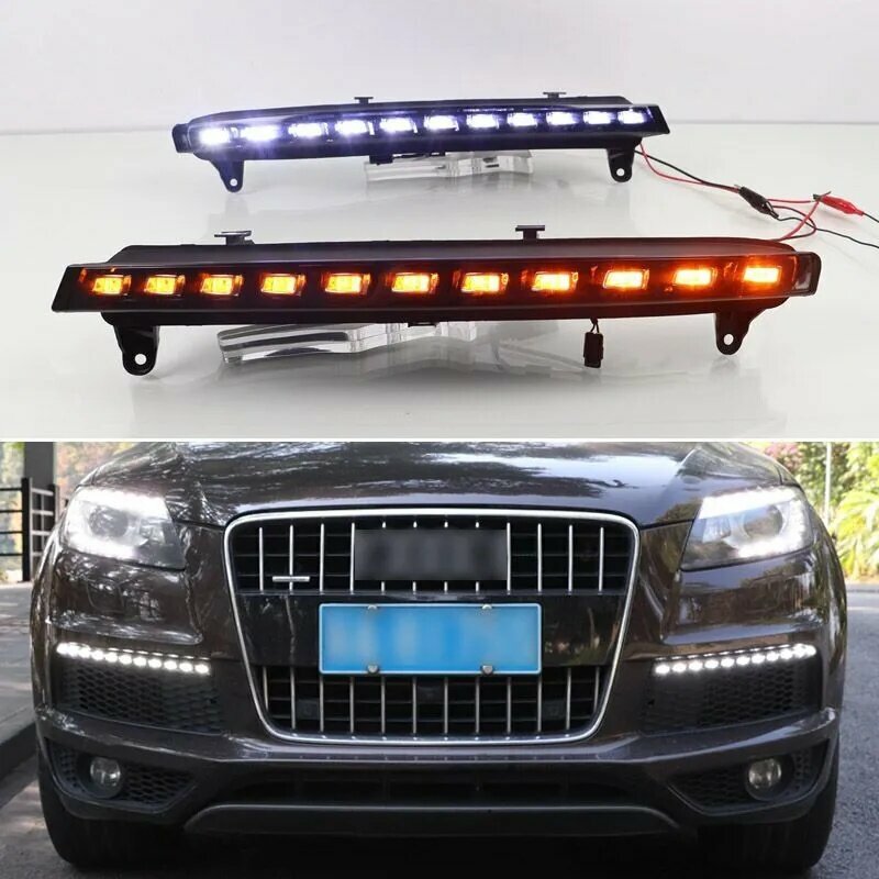 Фары автомобильные, Огни дневные ходовые, 1 шт, арт. Audi Q7 4L Restyling 2010-2015