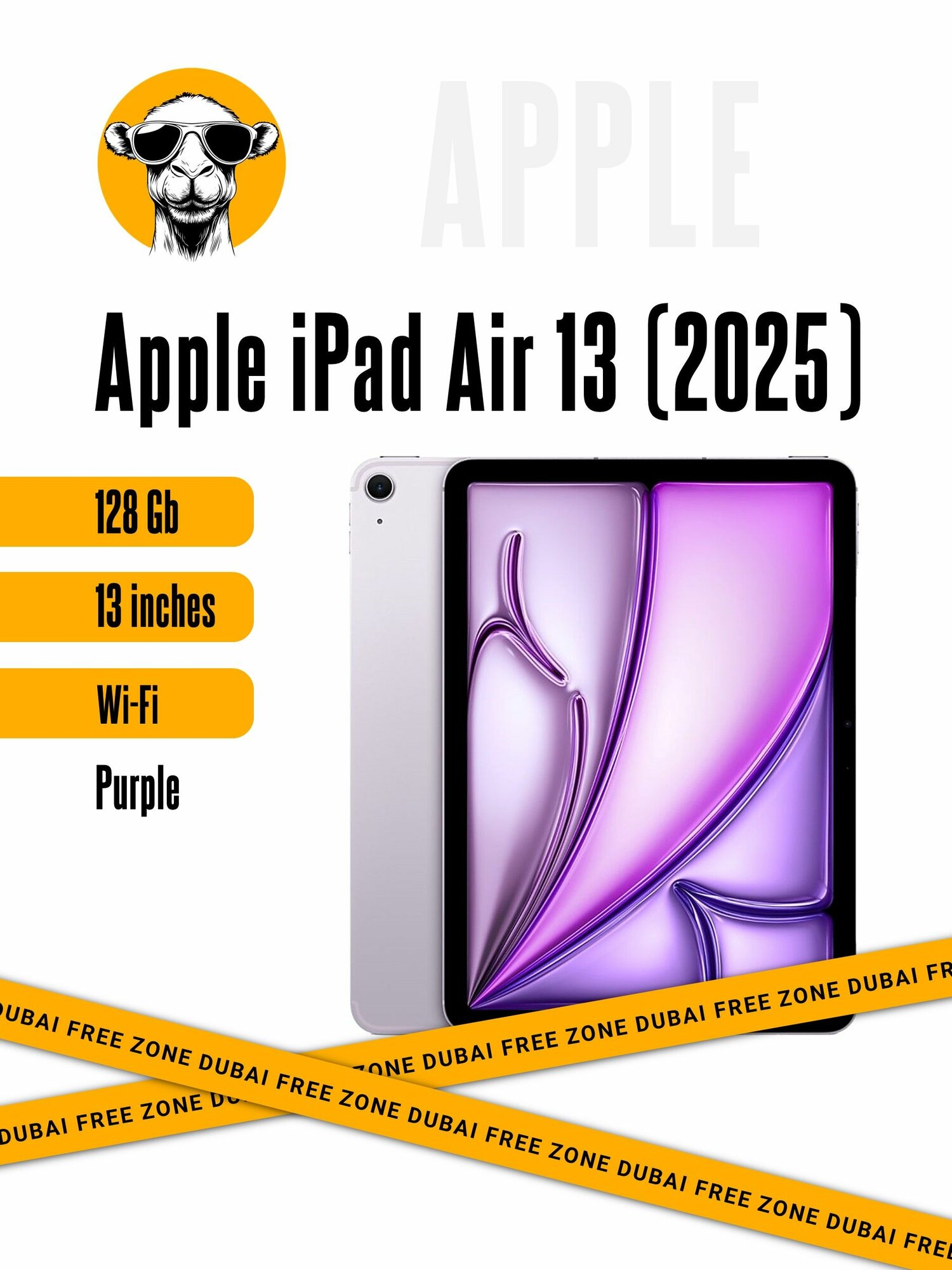 Планшет Apple iPad Air 13" M3 2025 8/128Gb Wi-Fi Purple/Фиолетовый