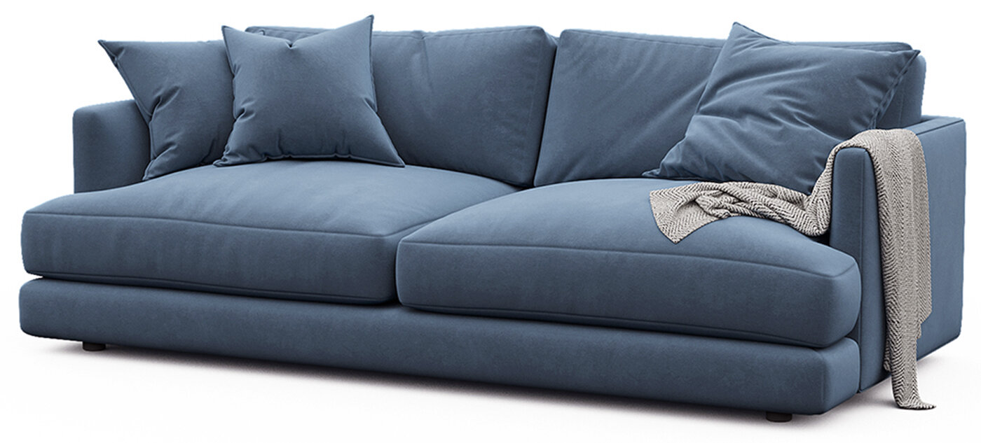 Диван еврокнижка Ибица, 5 подушек, Vivaldi 12