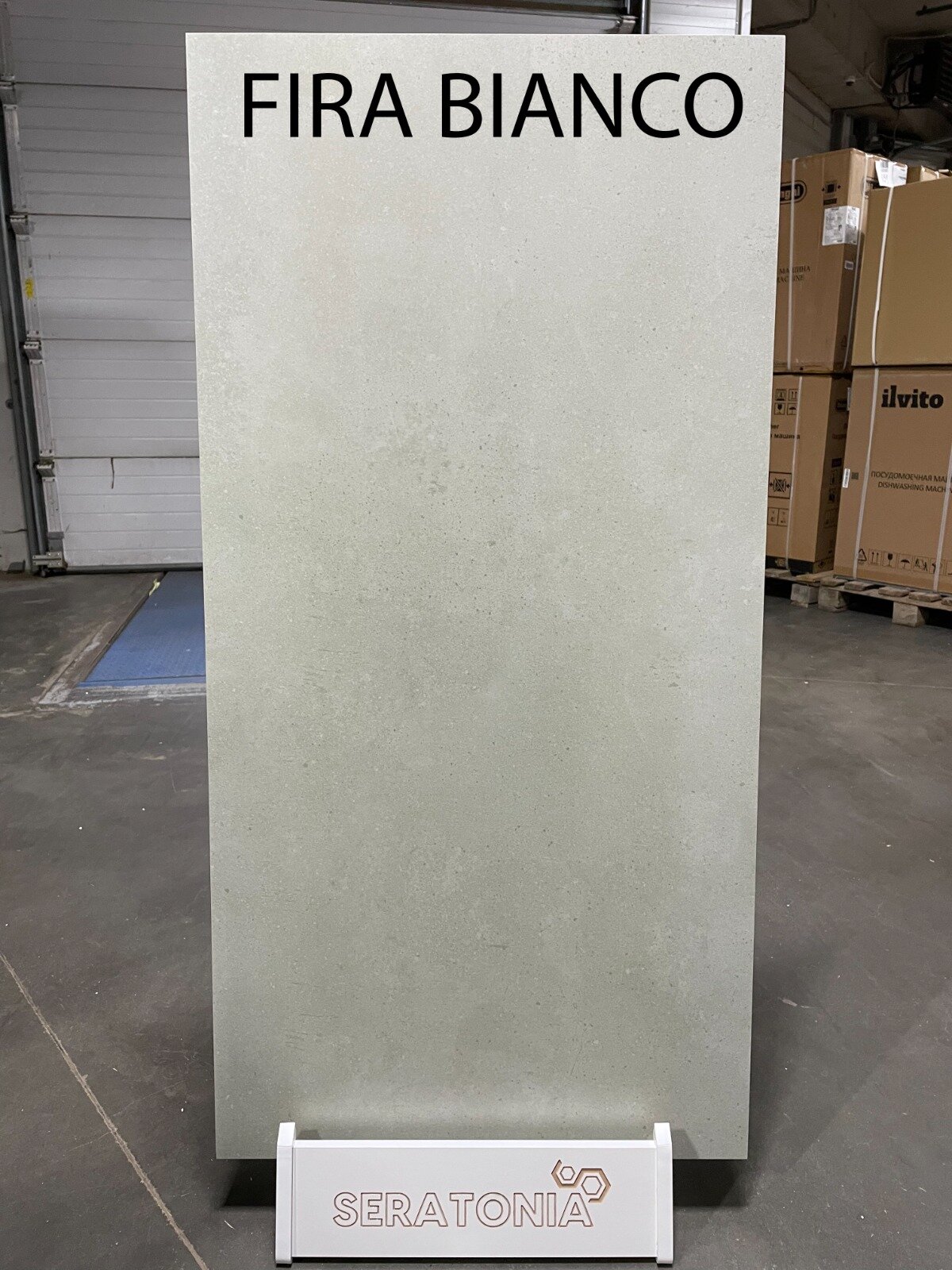 Керамогранит SERATONIA FIRA BIANCO, 120x60 см, матовая , светло-серый, бежево-серый ректифицированный, морозостойкий