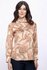 Блуза KHAN Cashmere Осень-зима 2025, размер M, коричневый