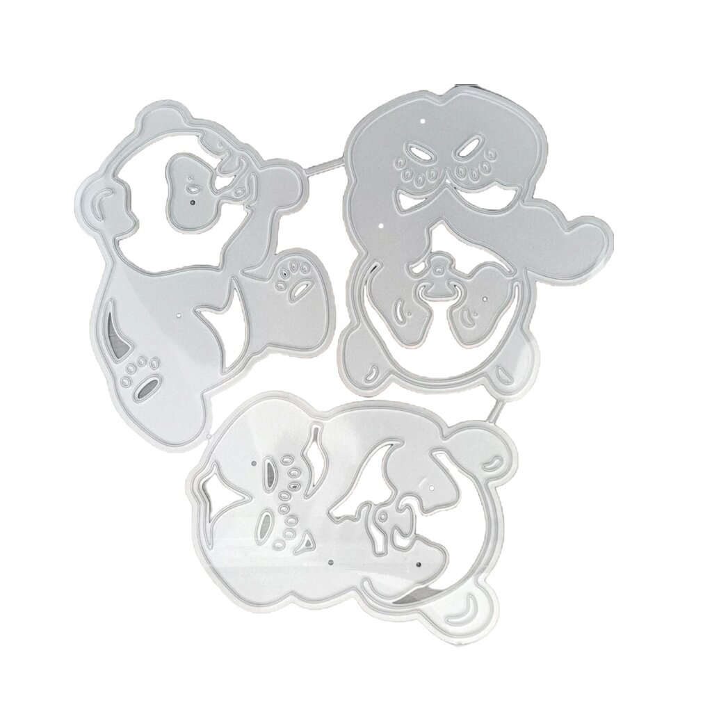 Панда Металлические Штампы для Вырезания и Скрапбукинга для Карт и Фотоальбомов