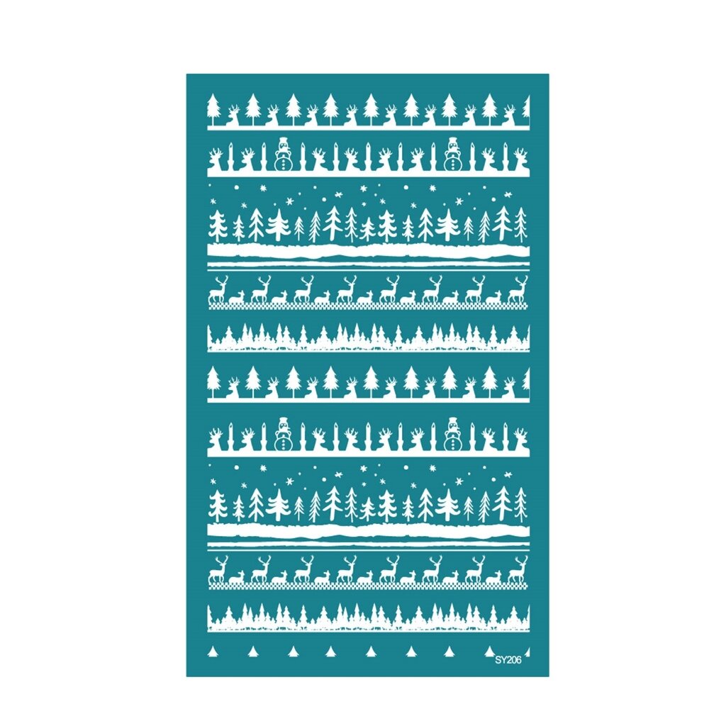 Набор Шаблонов Праздничной Керамики Многоразовые Бумажные Материалы для Глиняных Сережек и Поделочных украшений