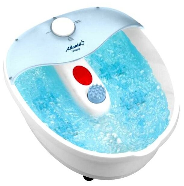 Массажная ванночка Atlanta ATH-6411 [белый, голубой, акупунктурный, вибромассаж, механический, пузыр