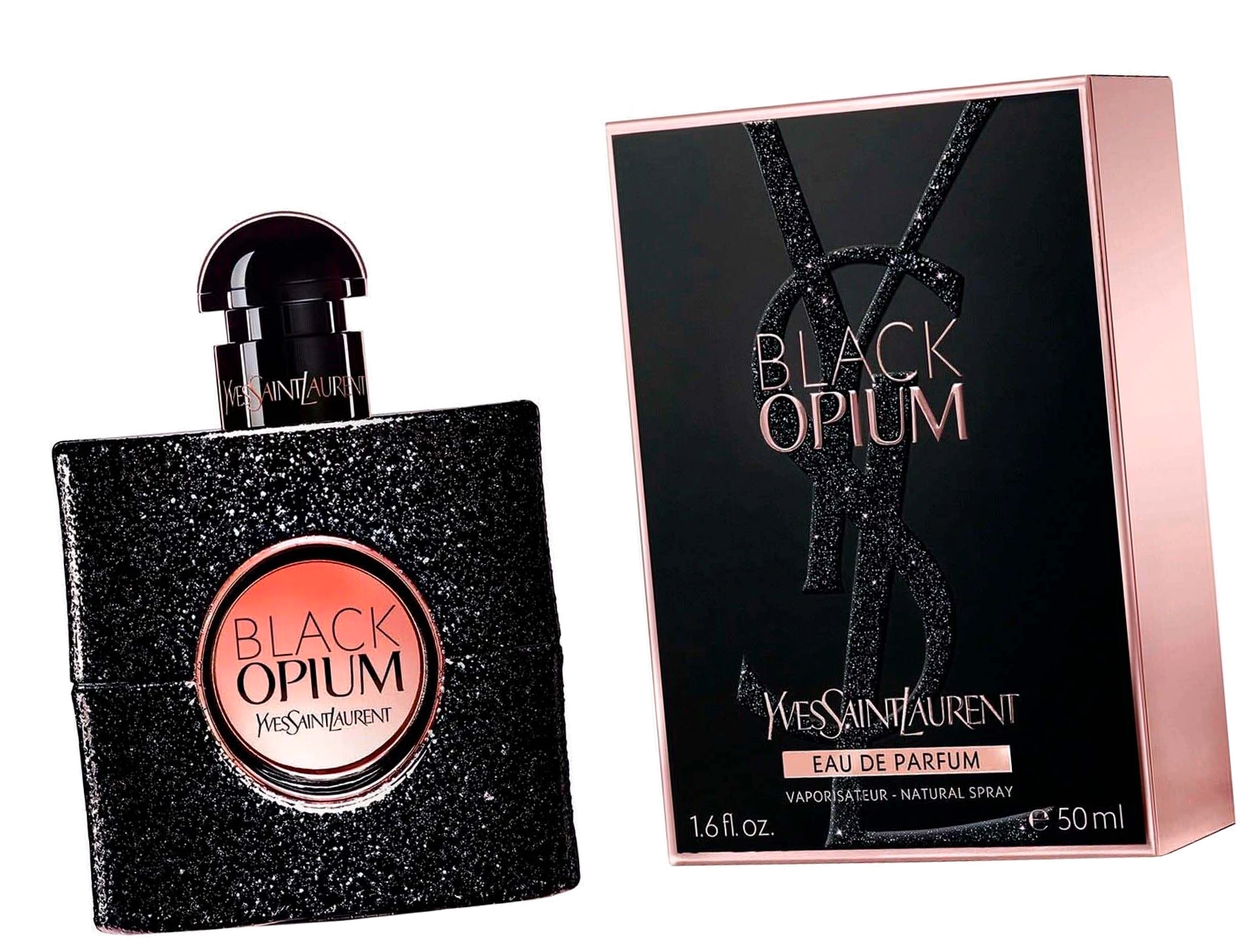 Ив Сен Лоран Блэк Опиум женская парфюмерная вода 50 мл - Yves Saint Laurent Black Opium