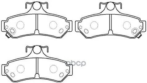 Колодки тормозные дисковые задн TOYOTA: CAMRY (V50) 2.5I 11- HSB арт. HP5244