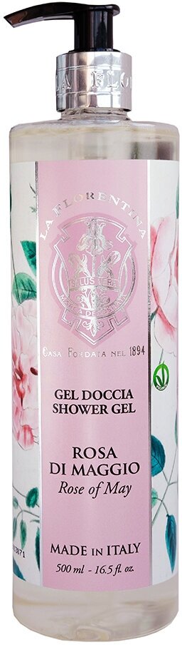 LA FLORENTINA Rose of May Гель для душа Майская роза, 500 мл