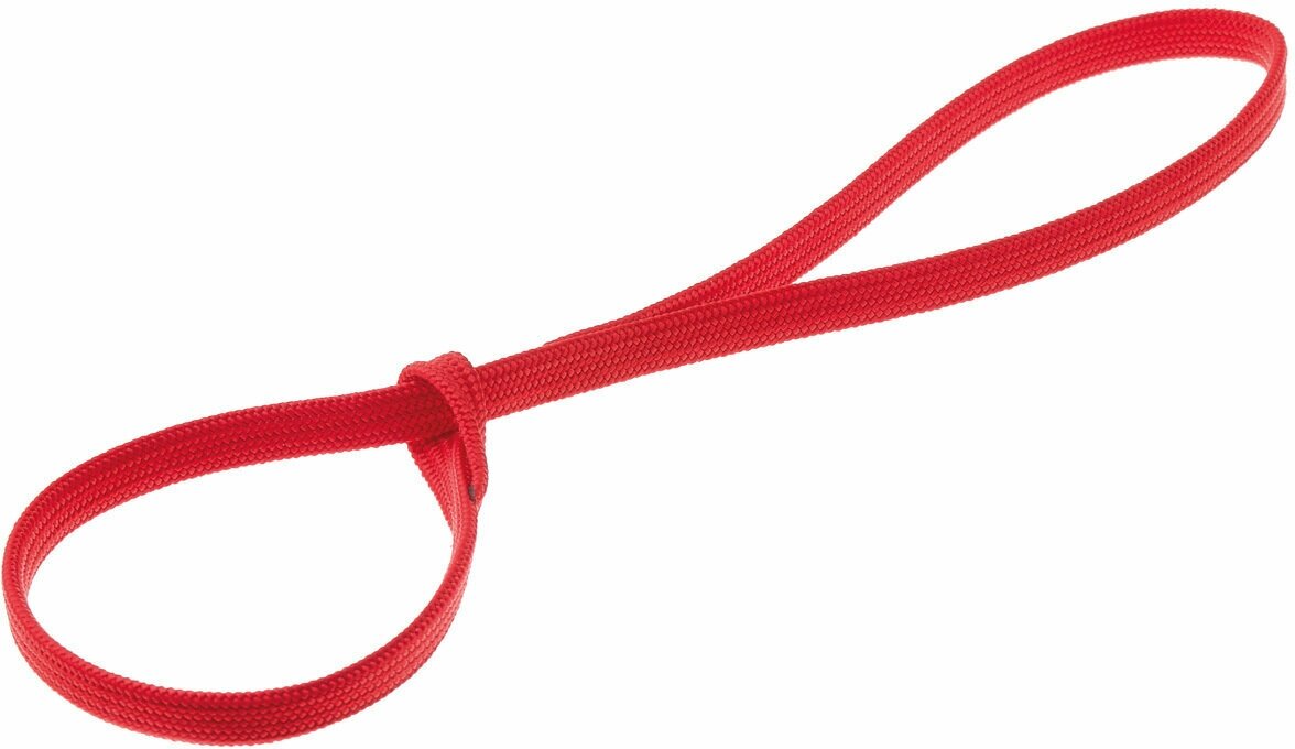 Поводок водилка затяжка с петлей собак и кошек, (ширина 10 мм), Zoo One, красный, длина 50 см