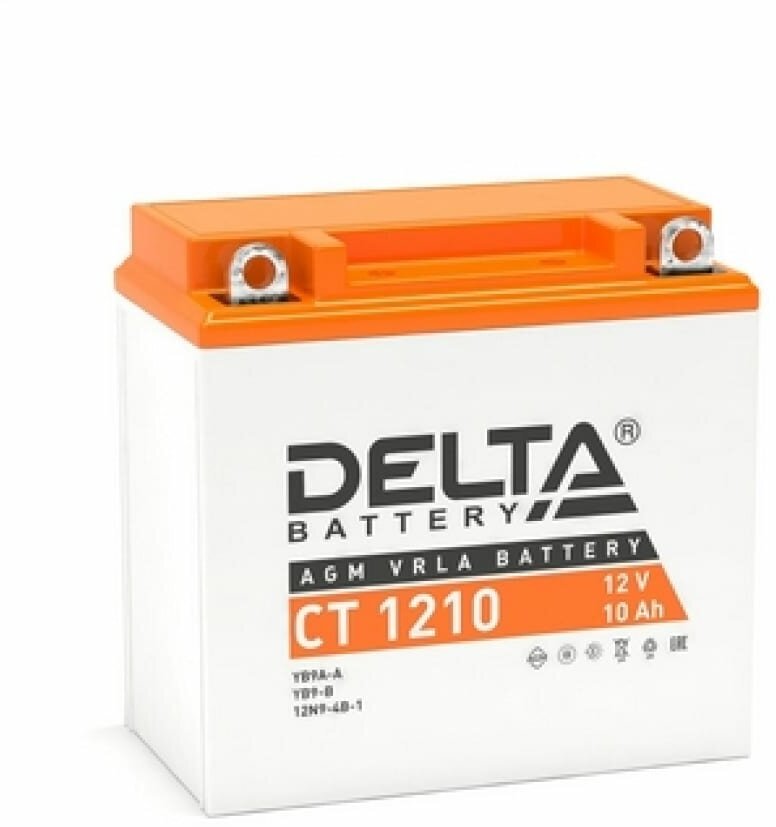 Аккумуляторная батарея Delta CT 1210 прямая полярность технология AGM надежное и долговечное решение