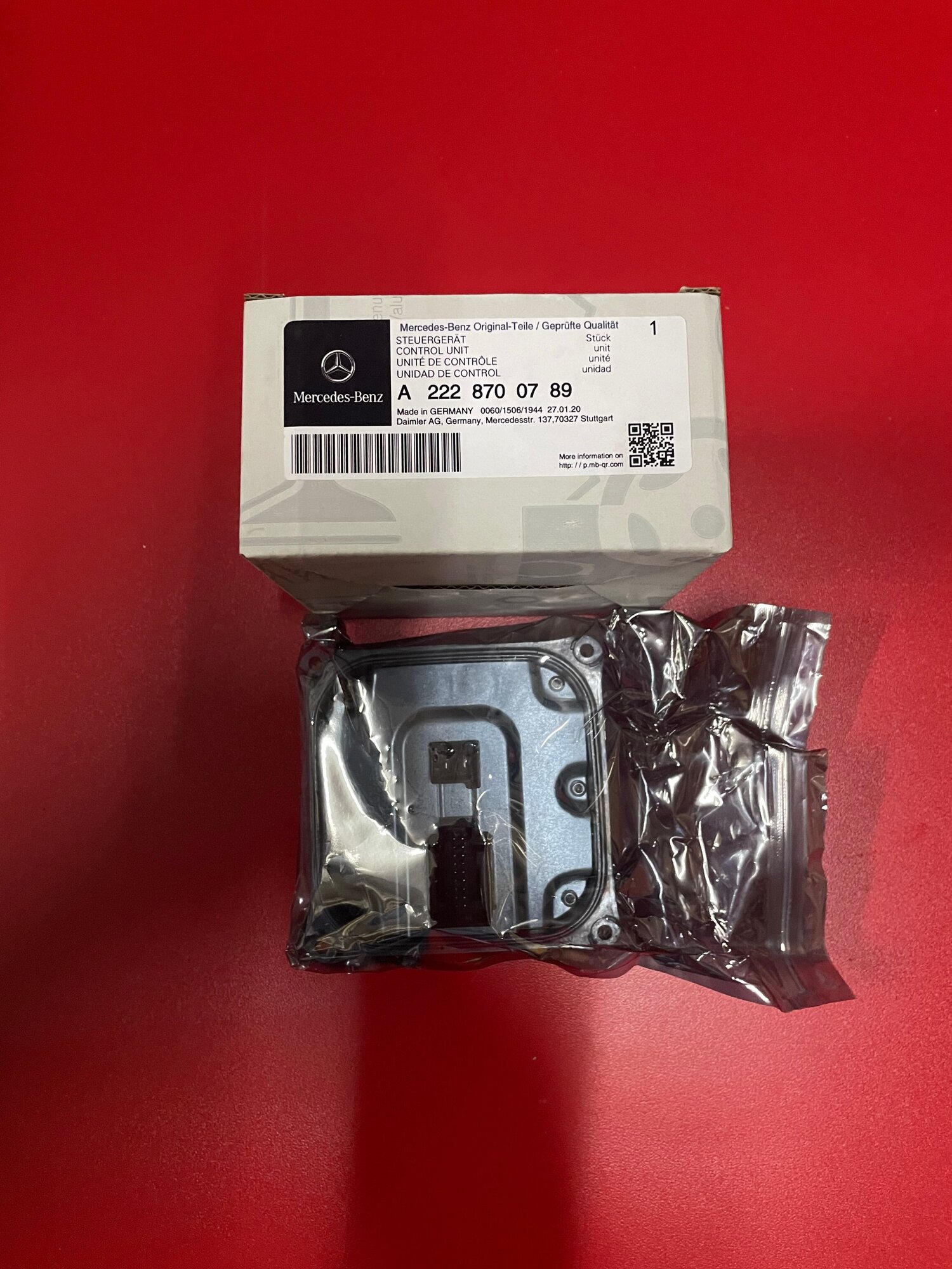 Блок розжига фары оригинал Mercedes-Benz W205 W212 W218 W222 A2228700789