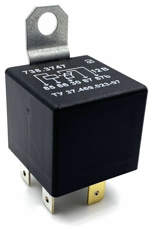 Реле стартера для а/м ГаЗ-53, УаЗ-3160, ПаЗ, КрАЗ - Авар арт. 738.3747