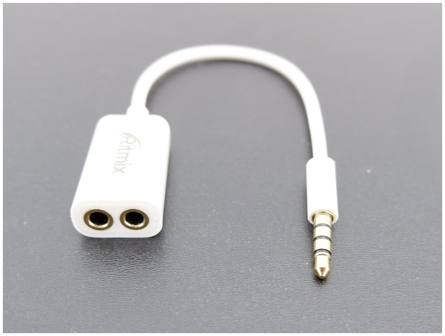 Сплиттер для наушников Ritmix RAS-150 3,5 мм на два выхода jack 3.5 мм