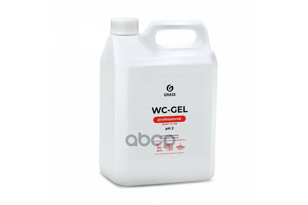Средство для чистки сантехники GRASS WC-gel (канистра) ,3 кг GraSS арт. 125203