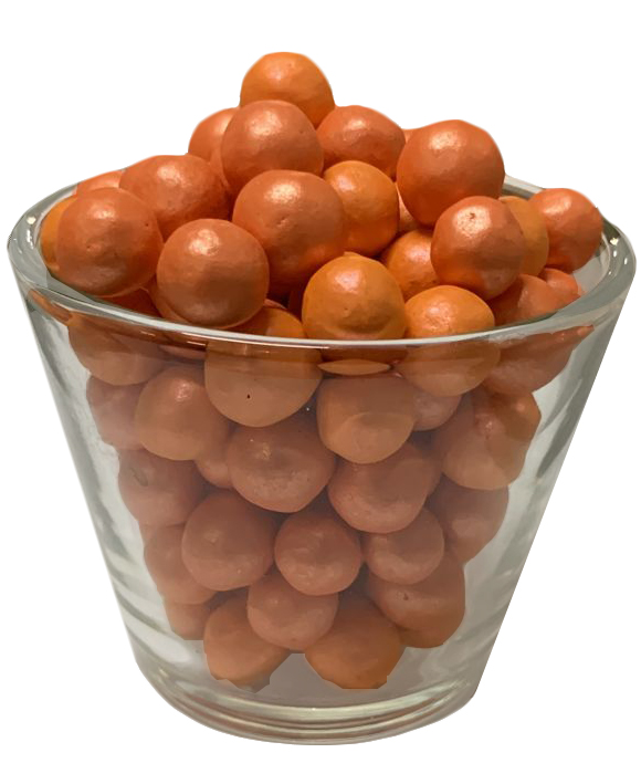 Декор Шарики Абрикос 10 мм. Glican, 100 гр. (Набор из 3 шт.)