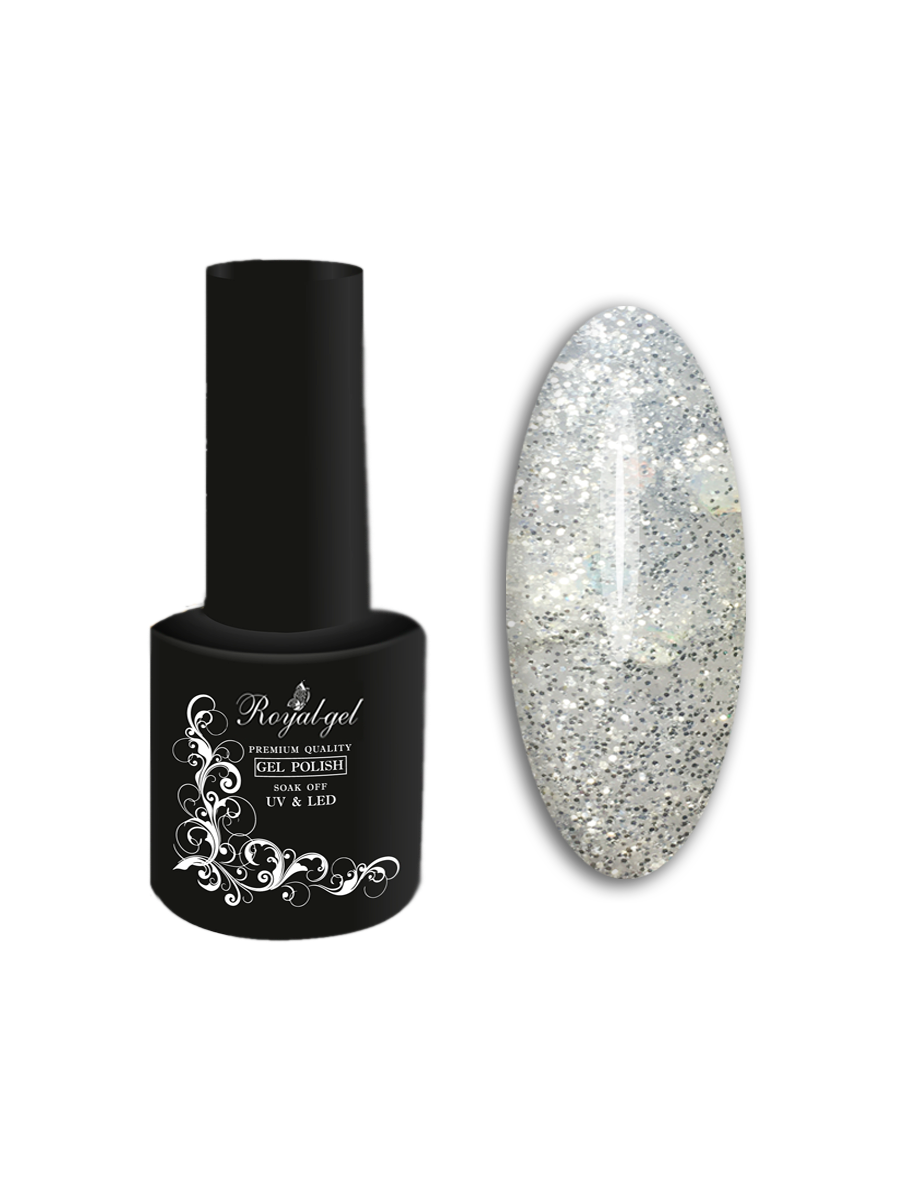Гель лак Royal-gel "Звездная россыпь" 10 мл. ZR18
