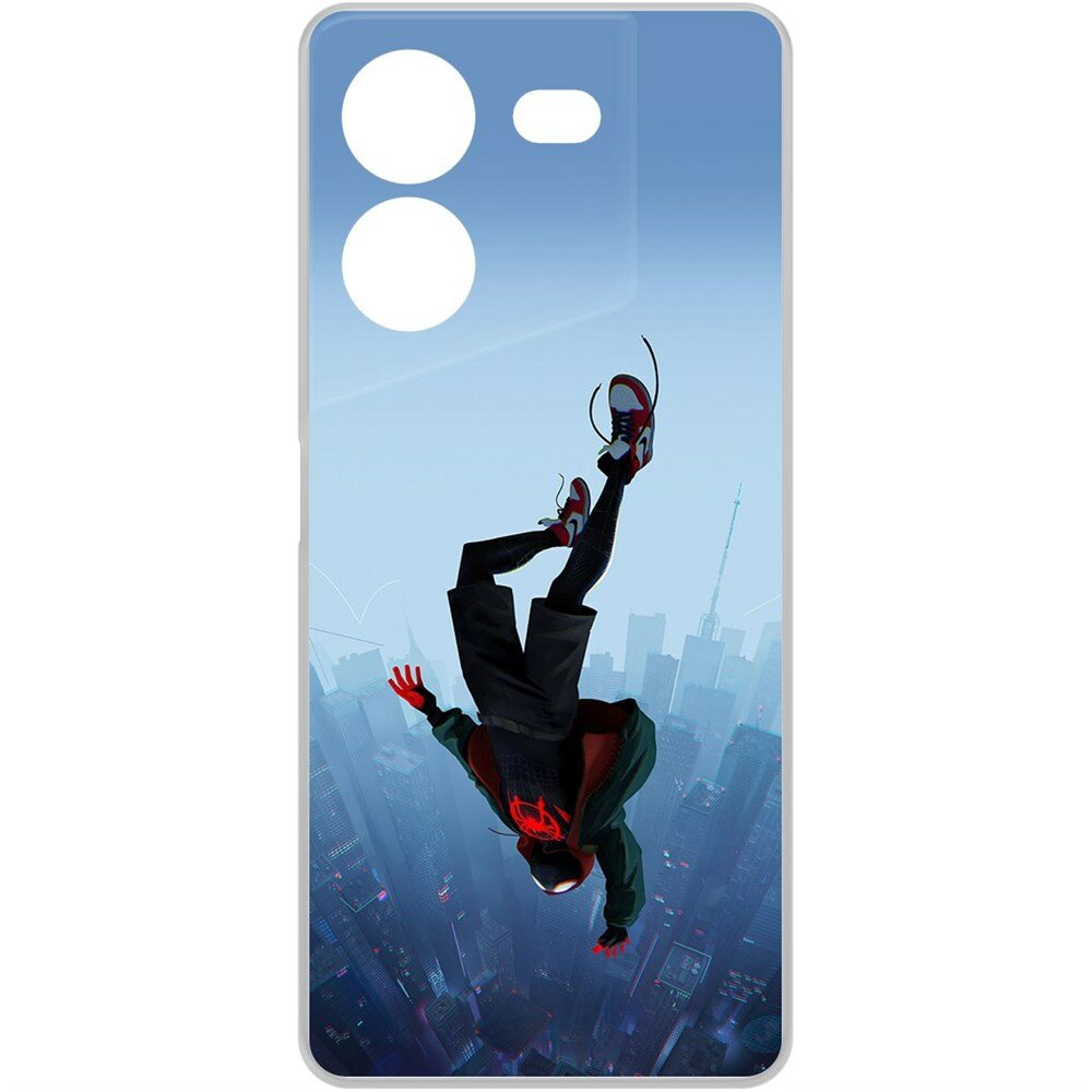 Чехол-накладка Krutoff Clear Case Человек-Паук. Майлз Моралес для TECNO Pova 5