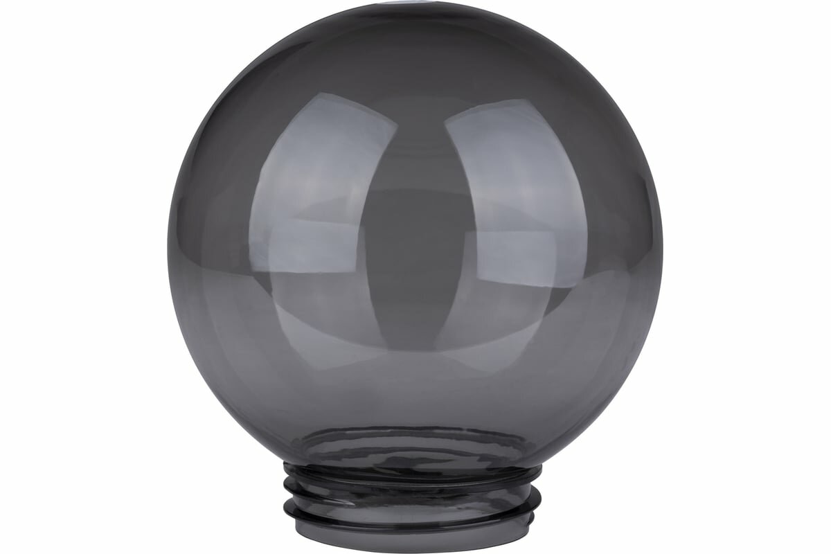 SQ0321-0203 TDM Рассеиватель шар из ПММА 160 мм резьба A85 дымчатый для светильников