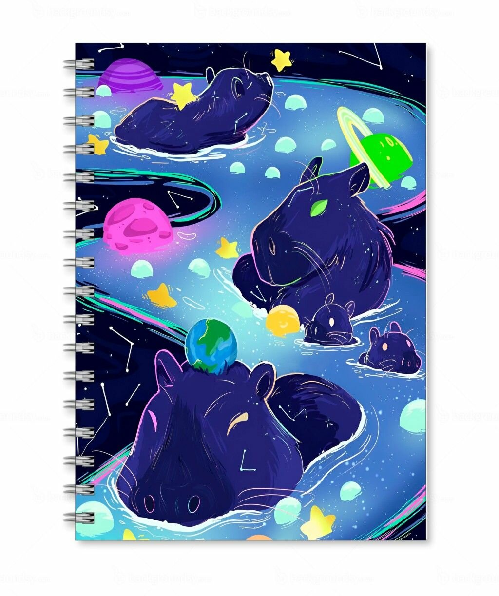 Тетрадь MIGOM А3 "Capybara v2, Капибара" - v0015