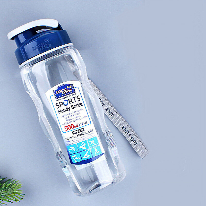 Горячая распродажаПластиковый стакан с замком HPP721, подарок для студентов, портативная бутылка для воды для активного отдыха, стакан с замком для лета