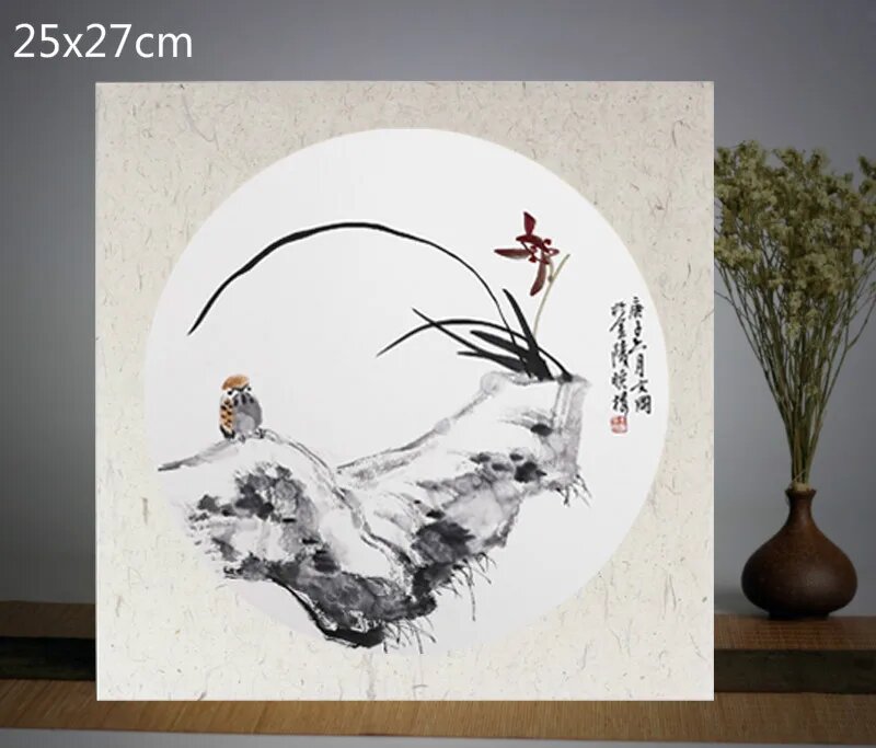 Бумажные карты suvtoper 001 для каллиграфии, 10 штук V Raw Xuan Paper