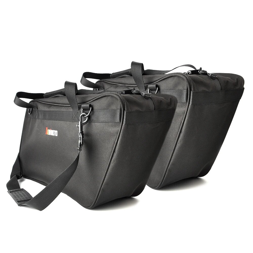 Мотоциклетная сумка для багажа KEMiMOTO для Road King Road Glide Touring для Electra Street 1993-2018, мягкая подкладка, седельная сумка