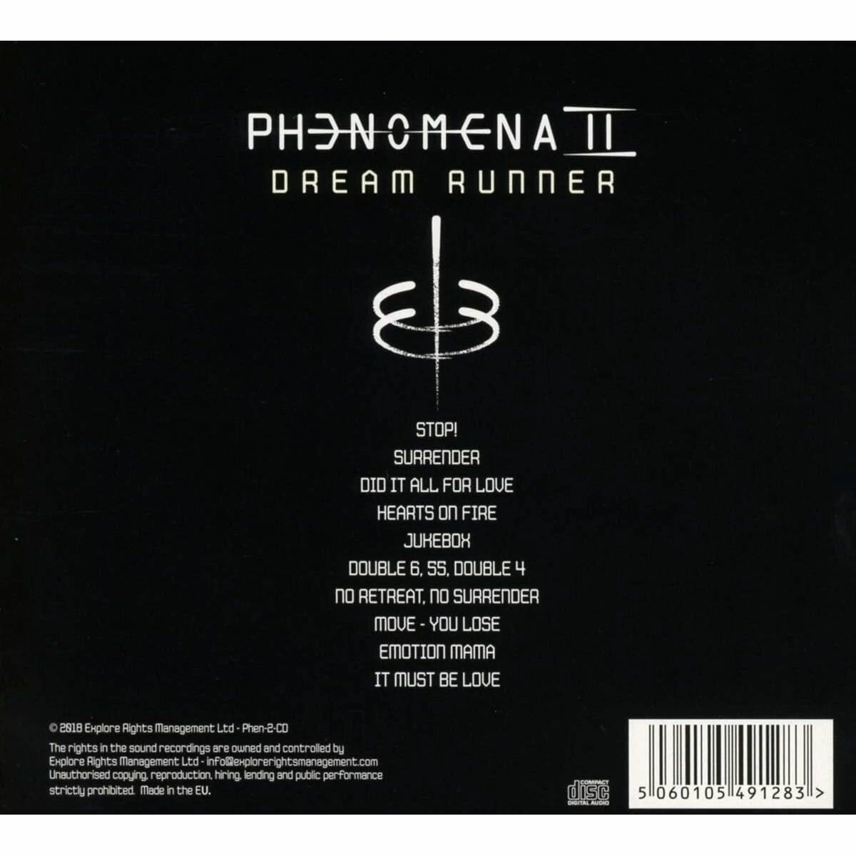 CD диск Phenomena - Dream Runner (CD) 2018 — фото 1