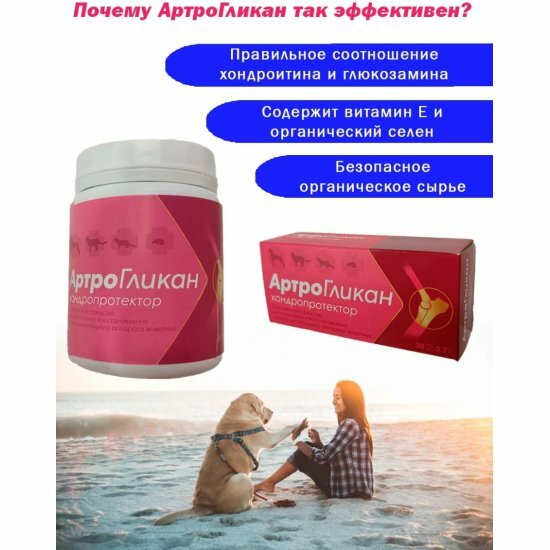 Противовоспалительный препарат Ооо "биоцентр Чин" Артрогликан, при заболеваниях суставов и позвоночника 300 таб. — фото 1