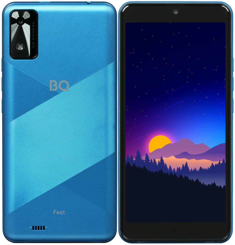 5.45" Смартфон BQ 5565L Fest 16 ГБ (86191485) зеленый - 4 х 1,3 ГГц, 2 Гб, 2SIM, IPS, 1440x720, камера 2 Мп, 4G, GPS, 2200 мА*ч