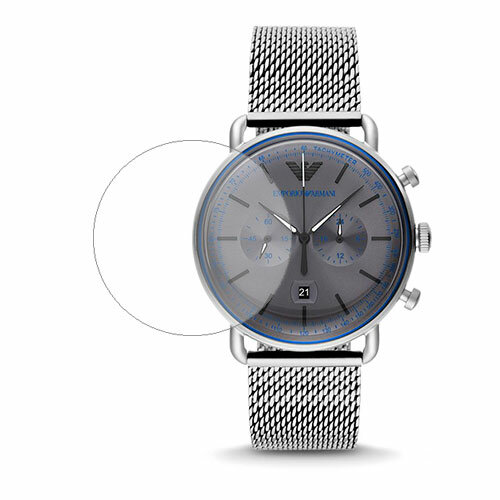 Скрин Мобайл защитный экран для часов Emporio Armani AR11383 из гидрогелевая плёнка прозрачная