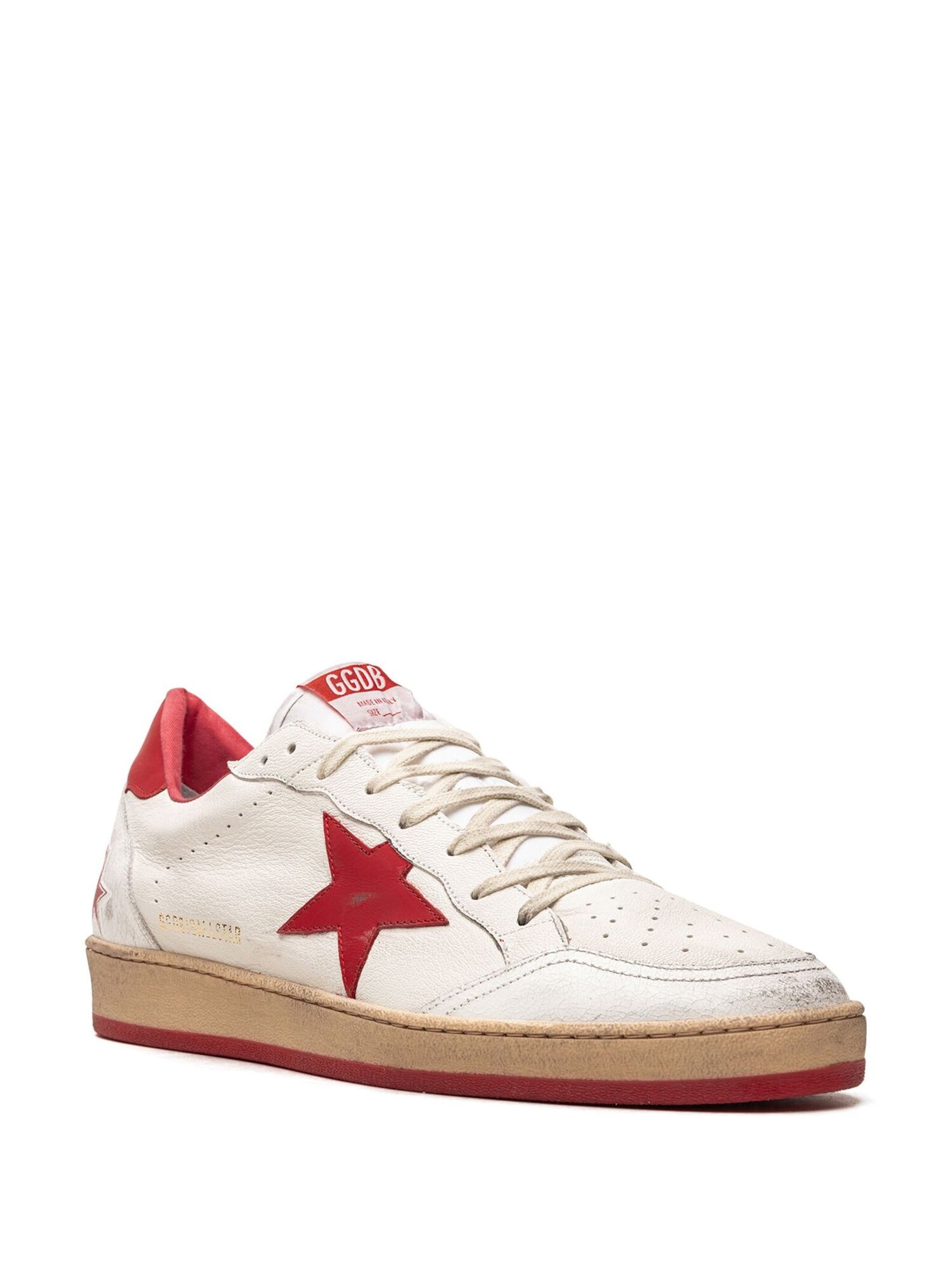 Кроссовки Golden Goose Ball Star, размер 48, бежевый/белый — фото 1