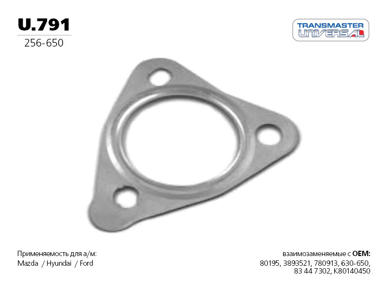 Прокладка металлическая TRANSMASTER UNIVERSAL U.791