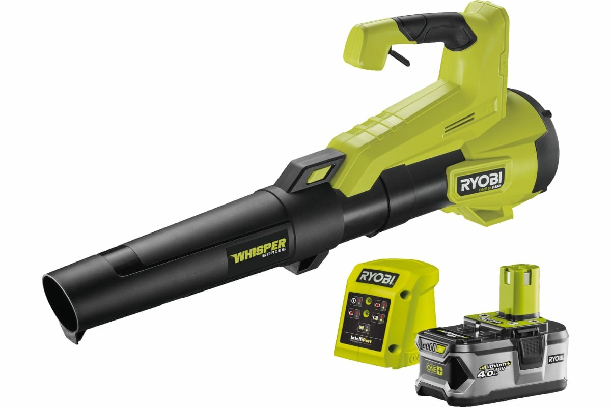Бесщеточная воздуходувка Ryobi ONE+ 18В RY18BLXC-140