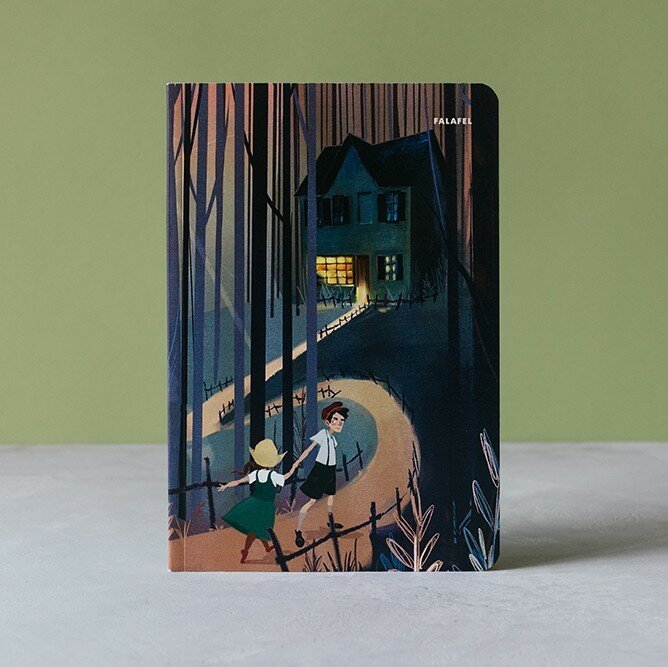 Скетчбук для рисования FALAFEL HANSEL AND GRETEL 80г/кв. м 138х200мм 40л.