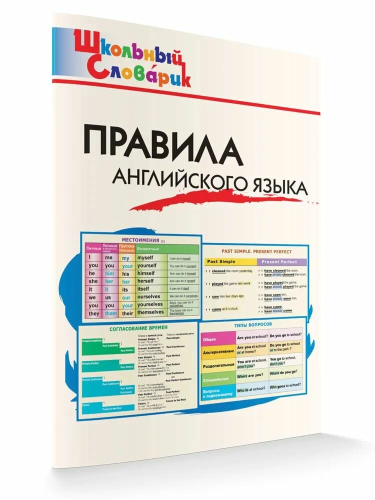 Школьный словарик. Правила английского языка ФГОС Кулинич Галина Григорьевна