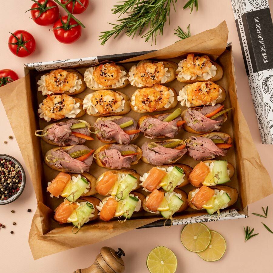 Бокс брускетт премиум #4