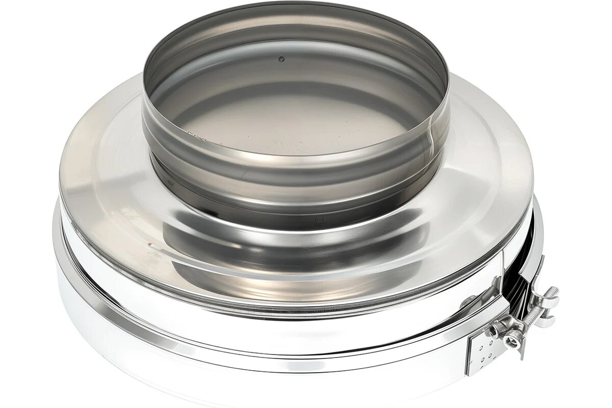 Тепловисухов Конус Термо КТ-Р 310-0.8/304 D150/250 М с хомутом TS. ENG. KNS.0150.73052