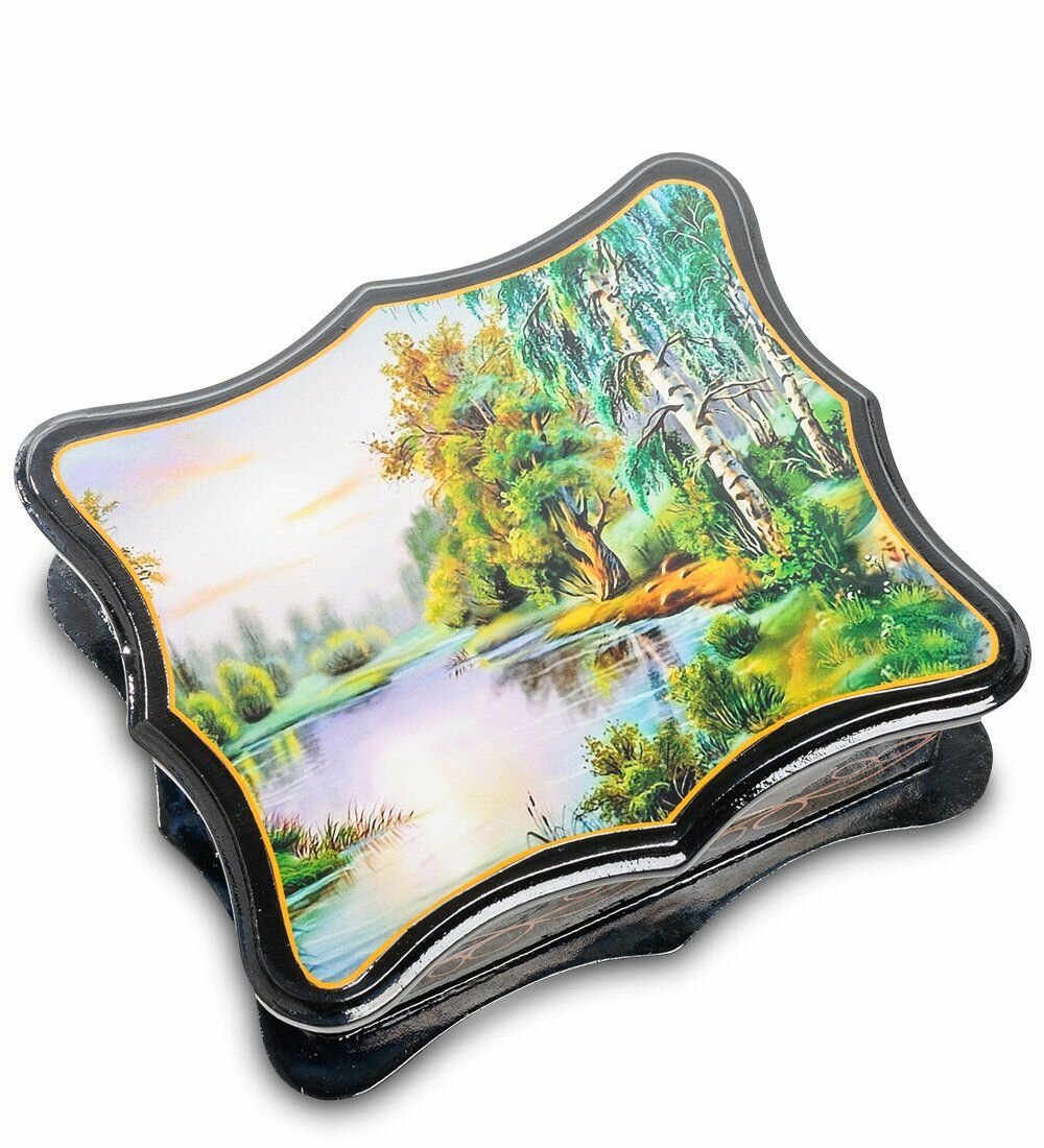 Шкатулка в технике декупаж (16х14х5)