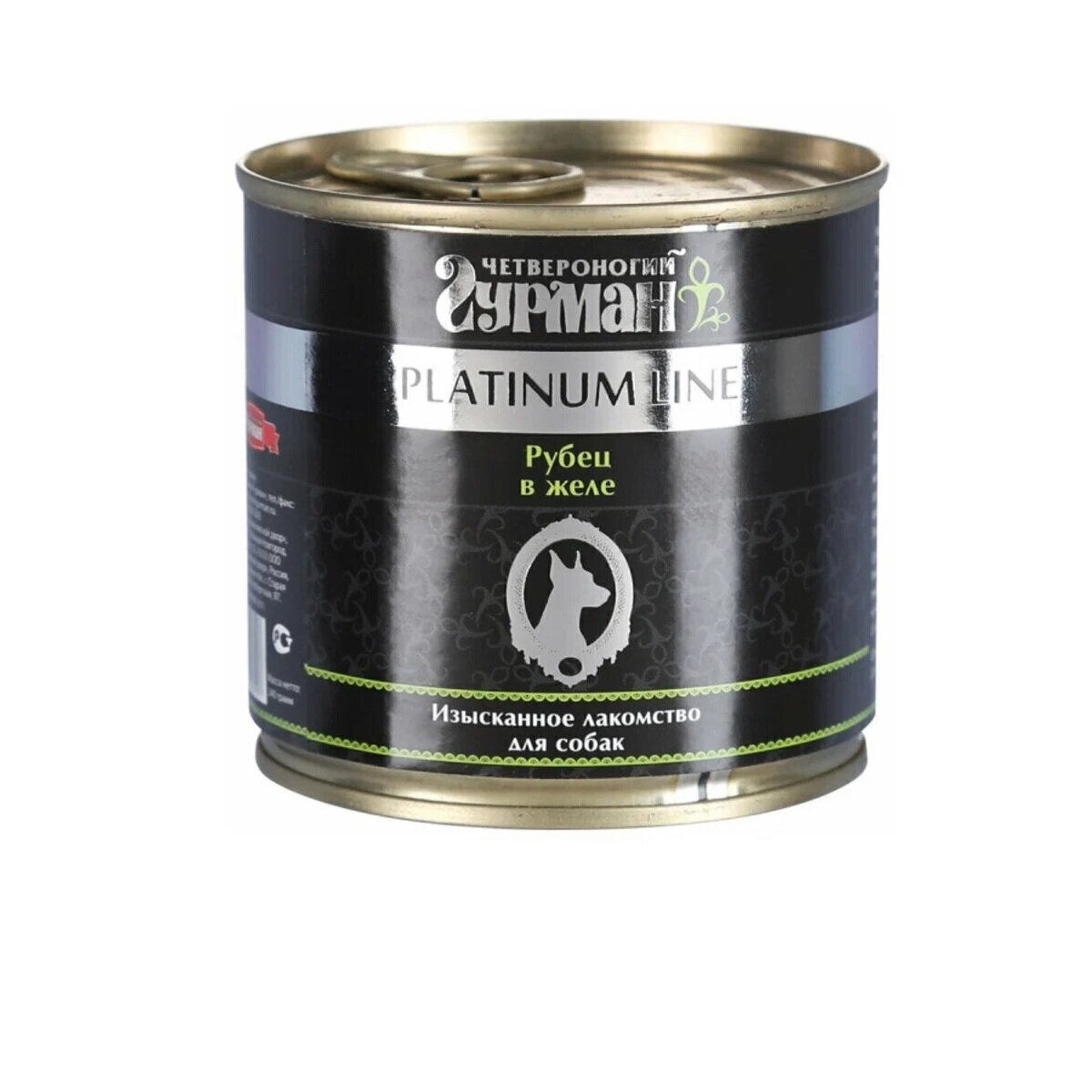 Четвероногий Гурман Platinum консервы для собак Рубец говяжий в желе 240г