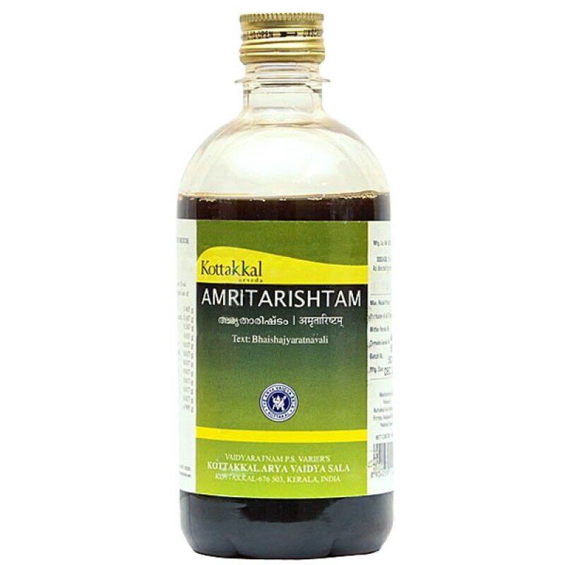 Амритариштам марки Арья Вайдья Сала (Amritatarishtam Arya Vaidya Sala), 450 мл