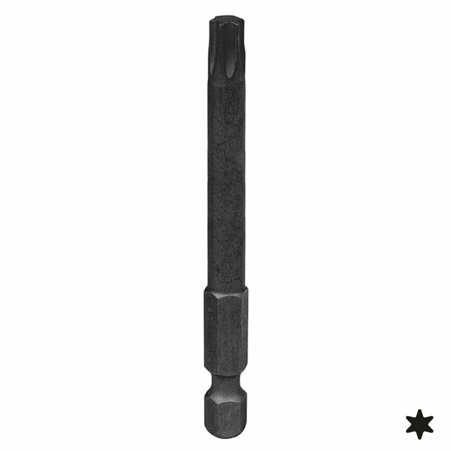 Вставка (бита) торцевая 1/4", Torx, Т30, 70 мм, для шуруповерта KING TONY 717030T
