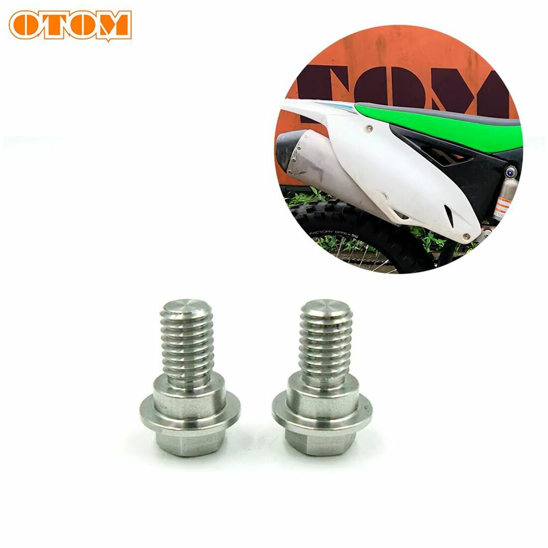 Болт крепления сиденья для мотоцикла 16мм KAWASAKI 2 шт.