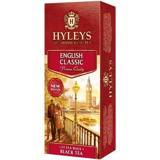 Чай черный Hyleys Хэйлис () "Английский Классический" 25 пакетиков