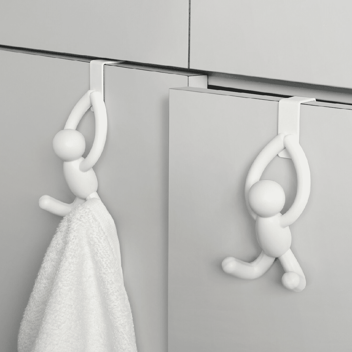 Набор надверных крючков Umbra Buddy 2 шт, белый