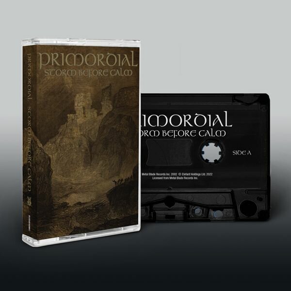 Аудиокассета Primordial – Storm Before Calme, Cassette, Limited Edition, Back On Black 2023