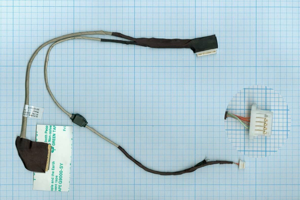 Шлейф матрицы для ноутбука Acer Aspire One D250 (толстый разъем) 7515250