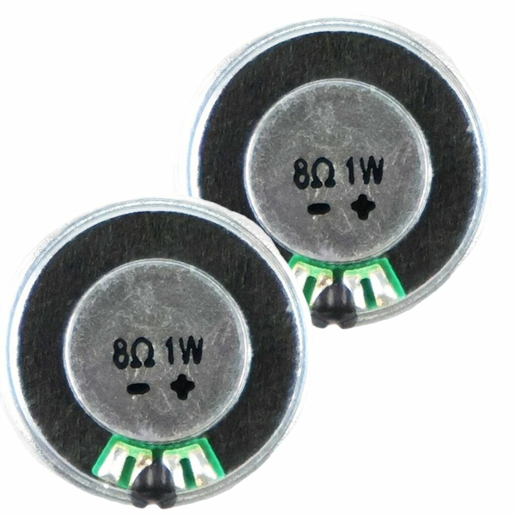 2pcs 28 мм магнитные динамики 8om 1W громкоговоритель прозрачные максимумы и богатый рог.