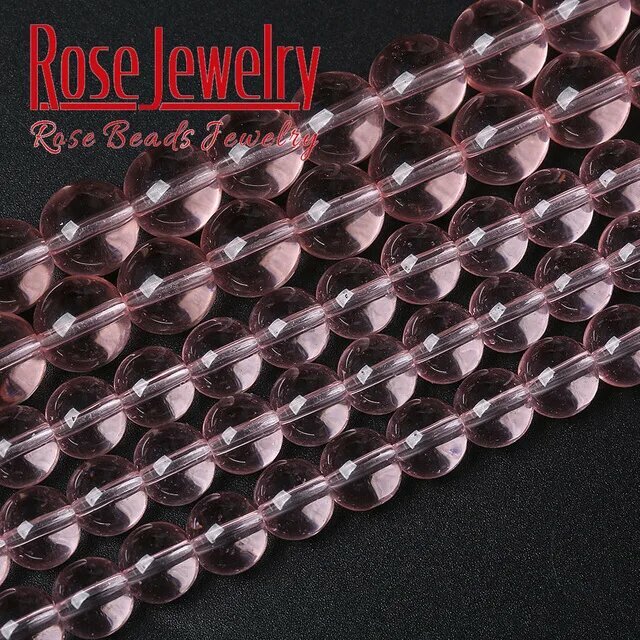 Хрустальные бусины Rose and Beads, красные, стеклянные, 4-12 мм 4mm 88 to 90pcs, Cherry Pink Glass