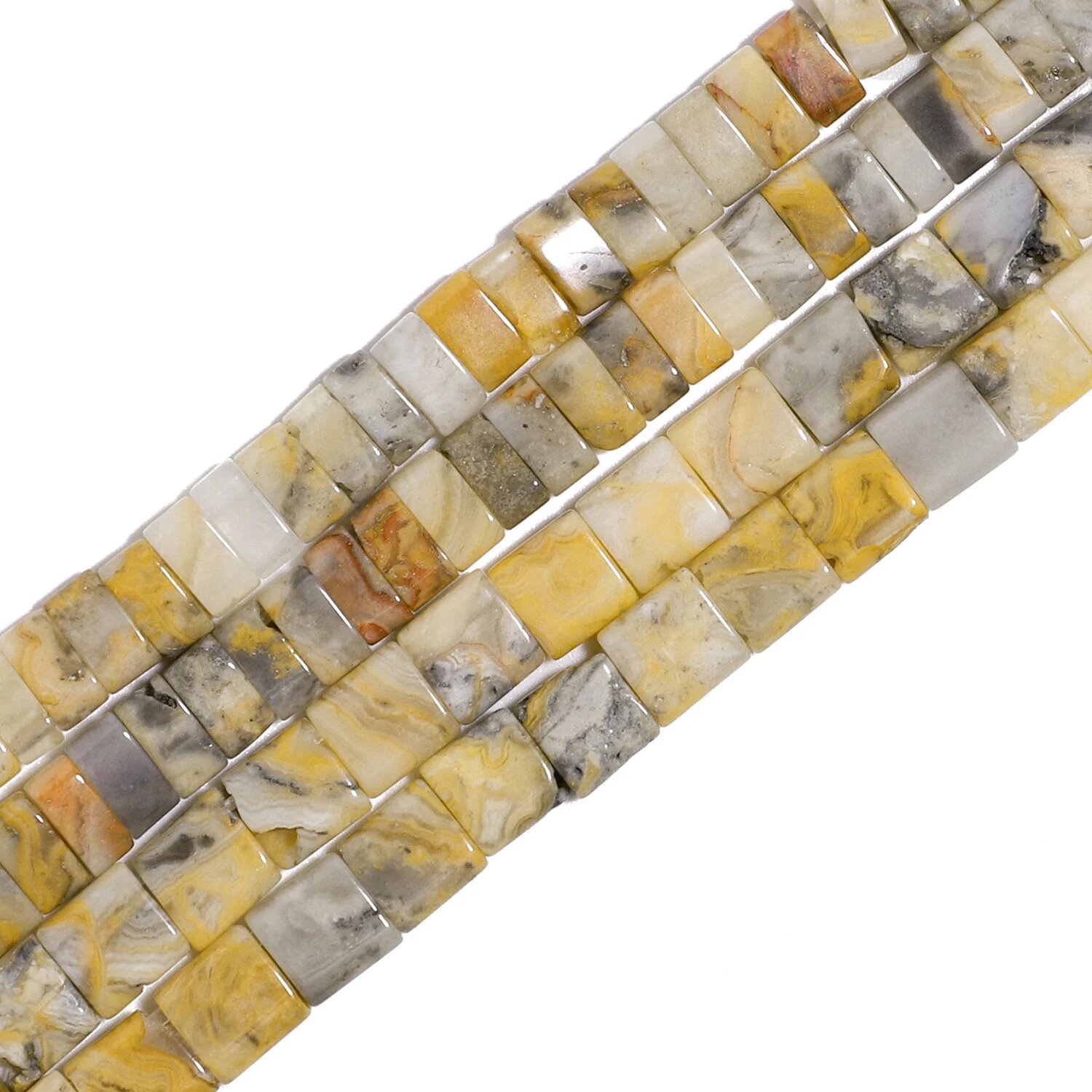 Бусины TANANTA Красный Агат 5x5 мм 5x2.5x2.5mm 40pcs, crazy agate